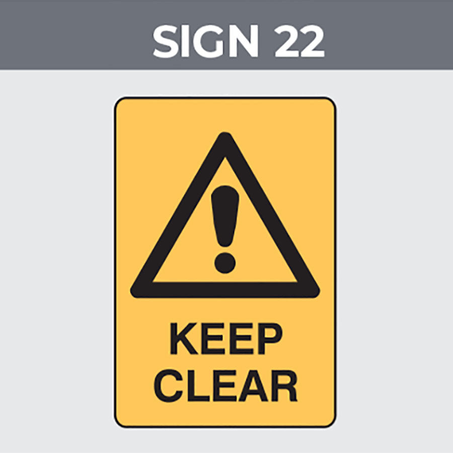 Safety Signage Sales Online - Size 450 x 300mm – Temp Fence Super Store
