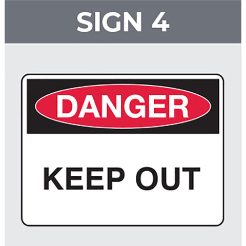 Safety Signage – Temp Fence Super Store