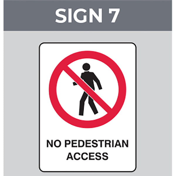 Safety Signage Sales Online - Size 450 x 300mm – Temp Fence Super Store