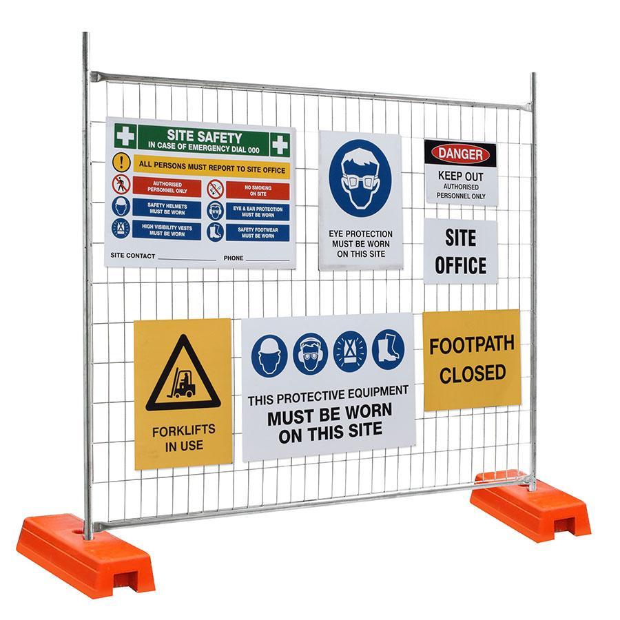 Safety Sign - DANGER - Deep Excavation for Sale – Temp Fence Super Store